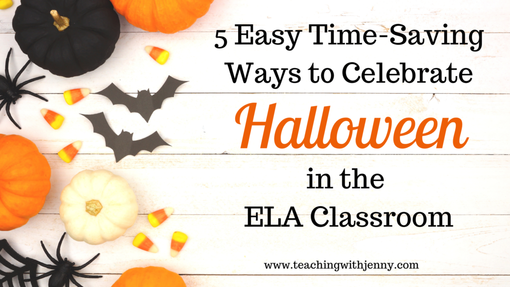 5 easy time-saving ways to celebrate Halloween - Teaching with Jenny